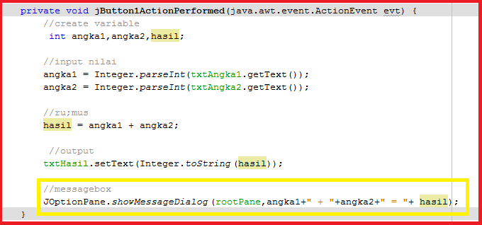 MessageBox Java Netbeans | Membuat Pesan GUI Java Netbeans ~ Materi ... MessageBox Java Netbeans | Membuat Pesan GUI Java Netbeans ~ Materi ...