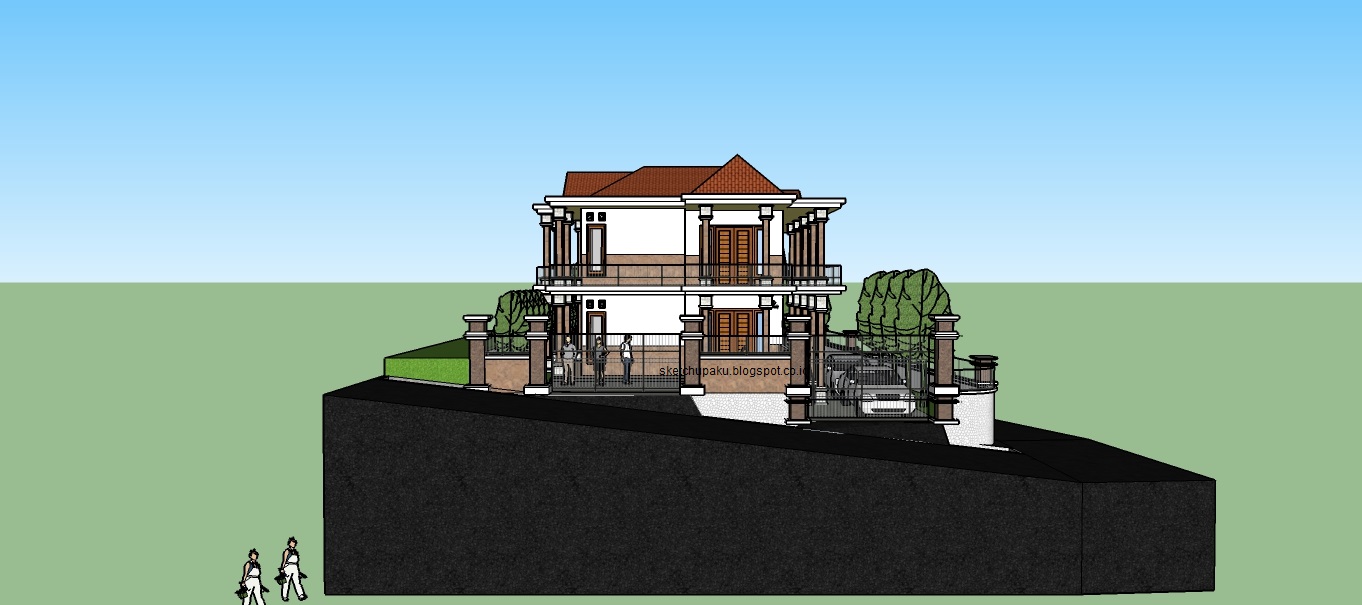 Gambar Rumah Minimalis Tingkat 2 - Sketchup Ku!