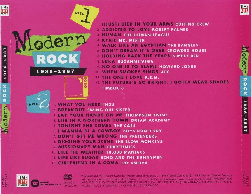 The Hideaway: Time-Life's MODERN ROCK series (1999-2002) Part 2