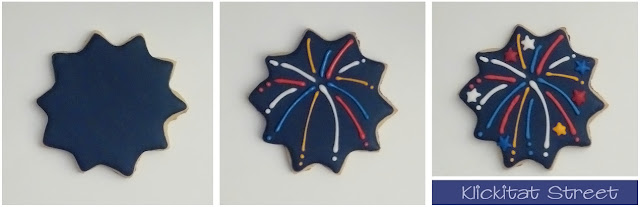 Easy Firework Cookies