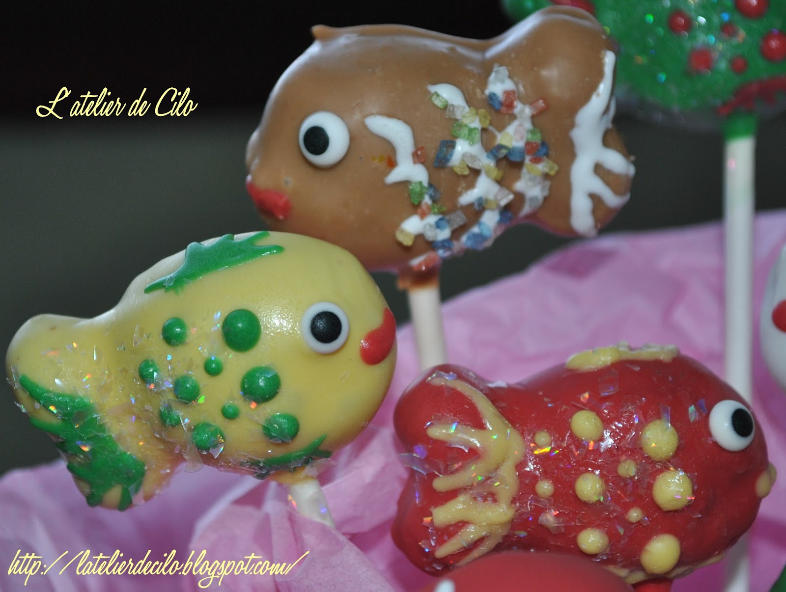L'atelier de Cilo: cakes pops « poissons d'avril » ou pas
