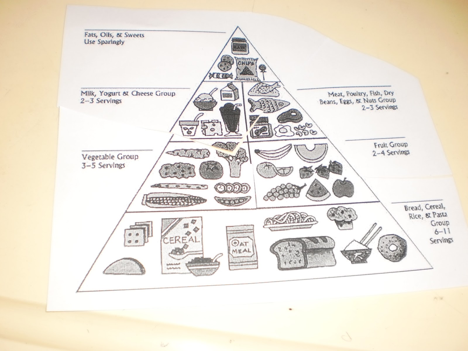 Ms. Shelly's Classroom: FOOD PYRAMID- OLD vs. NEW