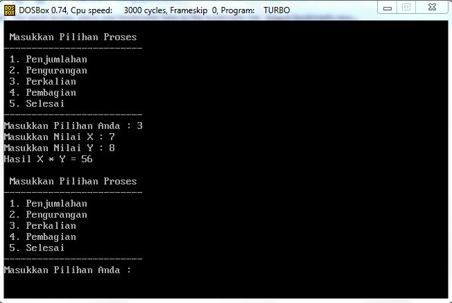 LATIHAN PROCEDURE DAN FUNCTION PADA PASCAL ~ Cari Poin ilmu