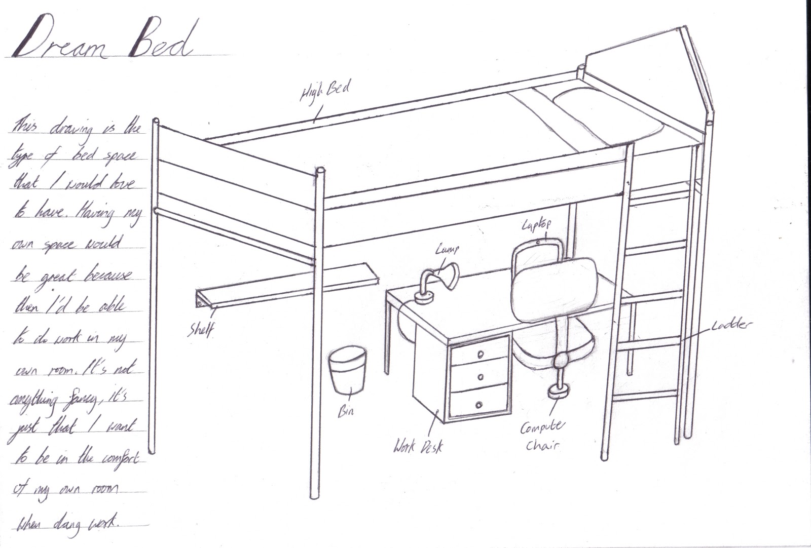 Red Zone: One Word Project (Bed)