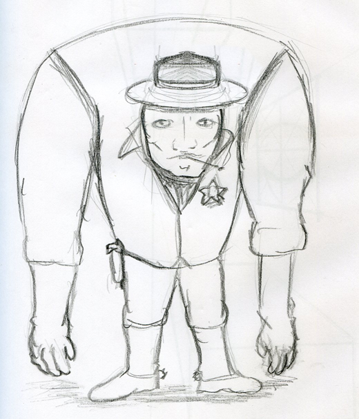 Of Mice And Men Lennie Drawing