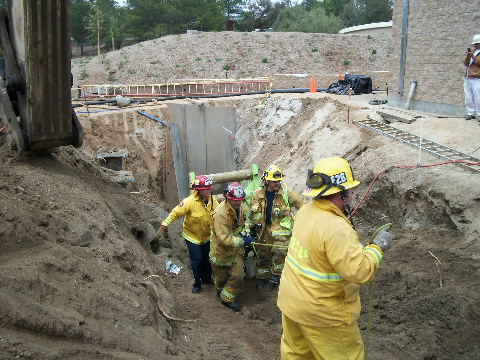 Lakeside Fire District: Lakeside Units Assist with Trench Rescue