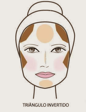 CHER BEAUTÉ : Maquiagem para rosto Triangular Invertido