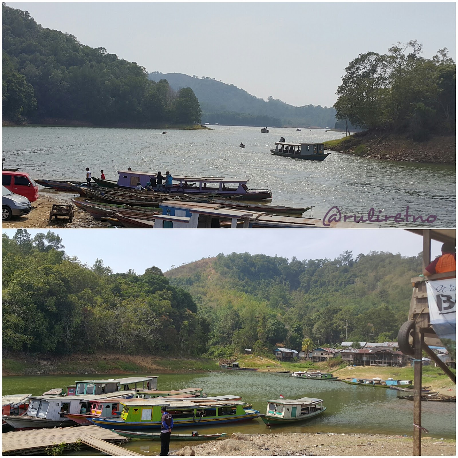 Pulau pinus - waduk riam kanan. Pesona Kalsel yang masih sepi ...