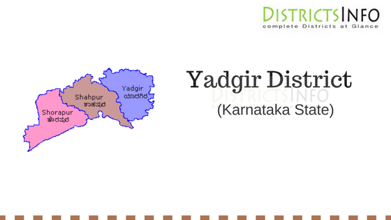 Yadgir District With Talukas in Karnataka State