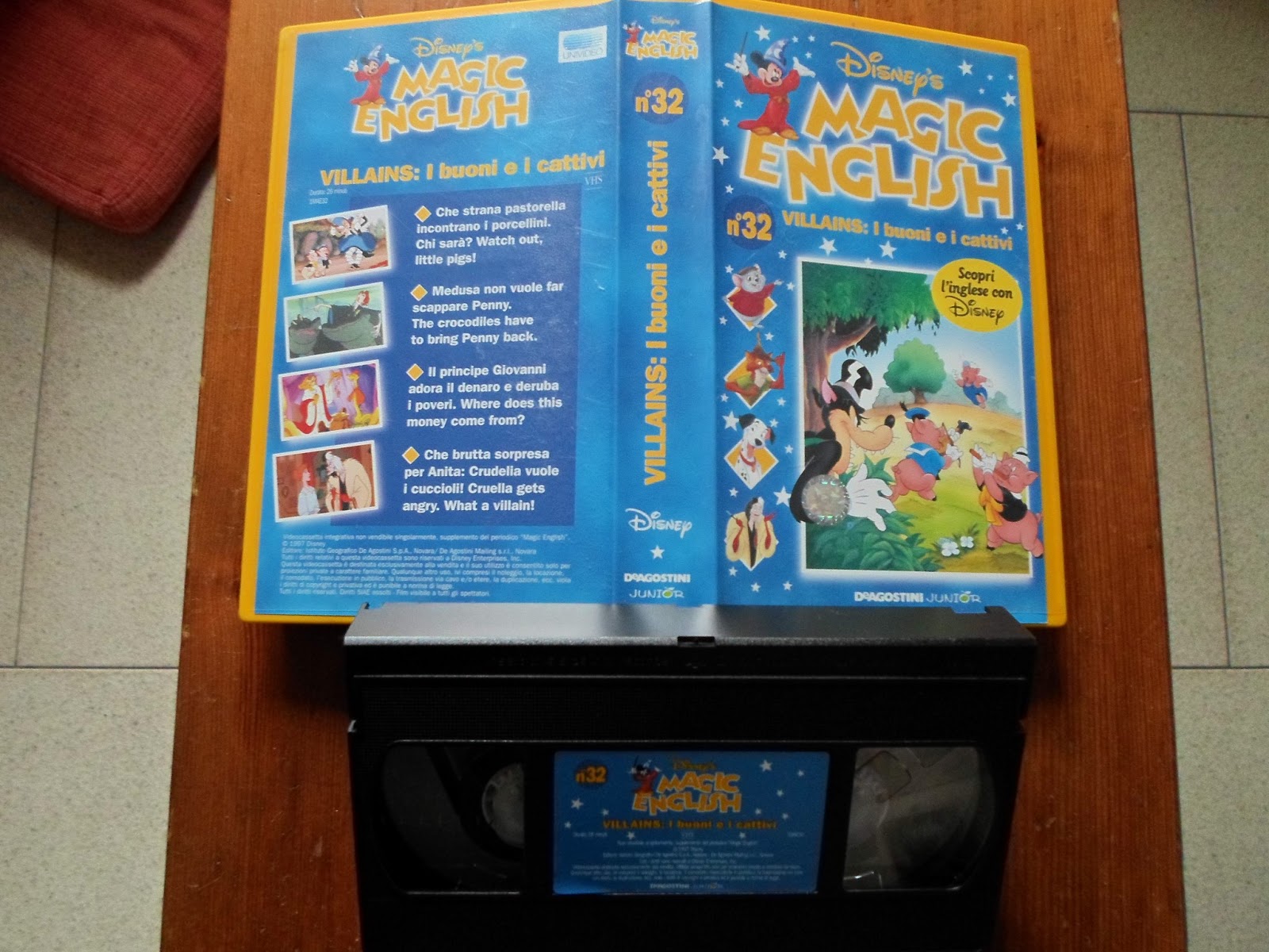 VHS Disney: IMMAGINI MAGIC ENGLISH