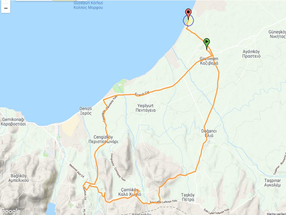 Gölge Gezgin: Cyprus Trekking 02 : Gaziveren - Lefke - 1. Gün