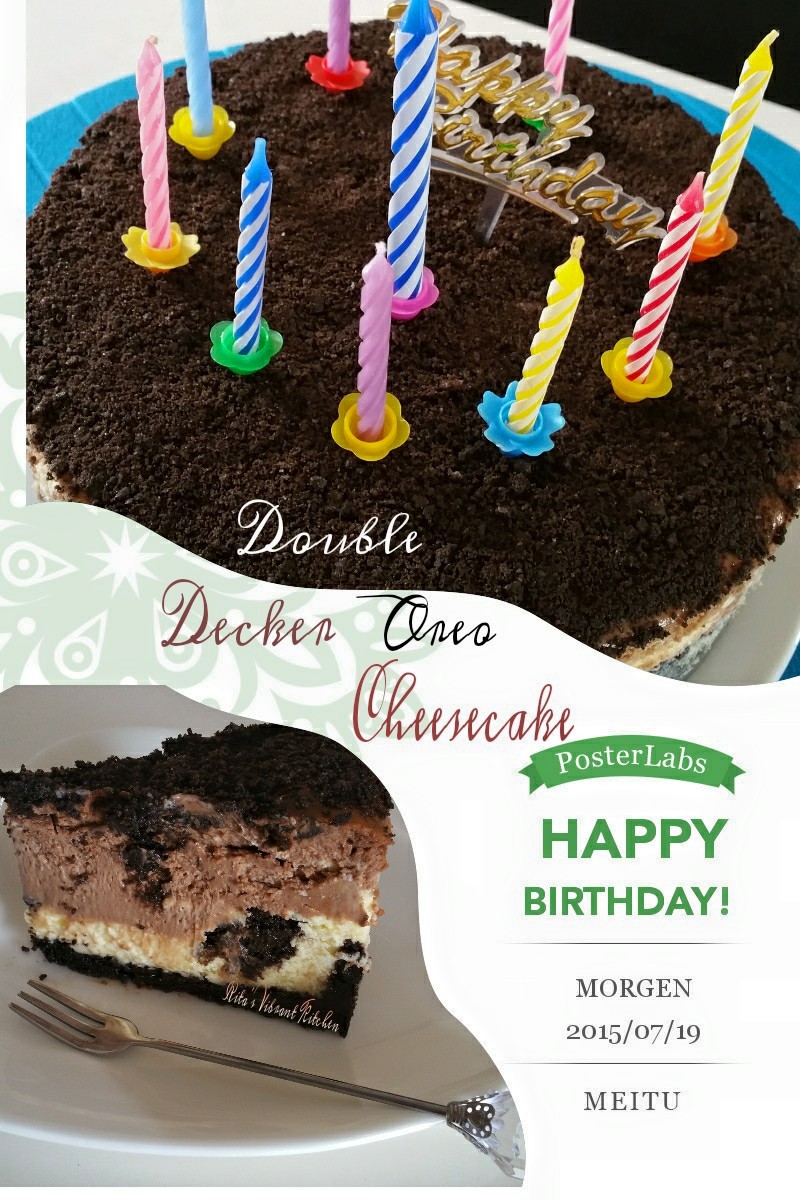 Double Decker Oreo Cheesecake by Rita Choo‎