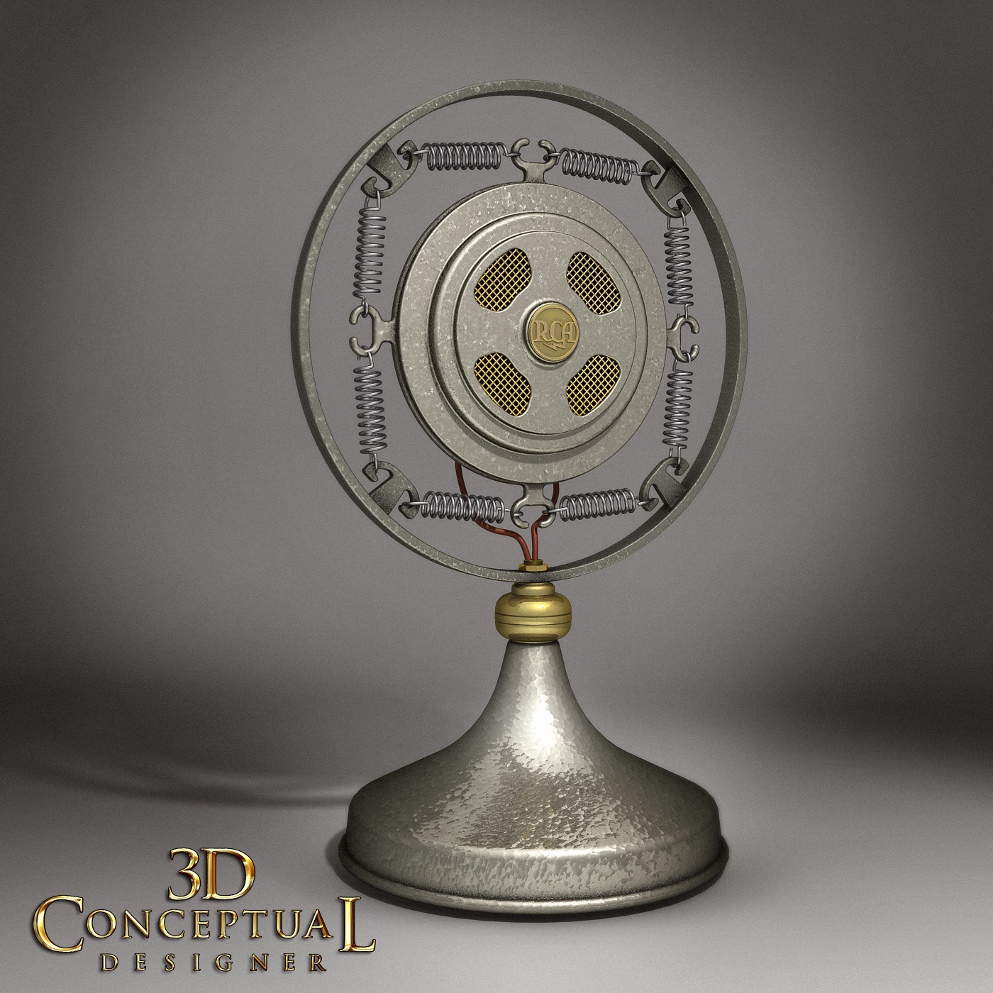 Vintage Carbon Microphone