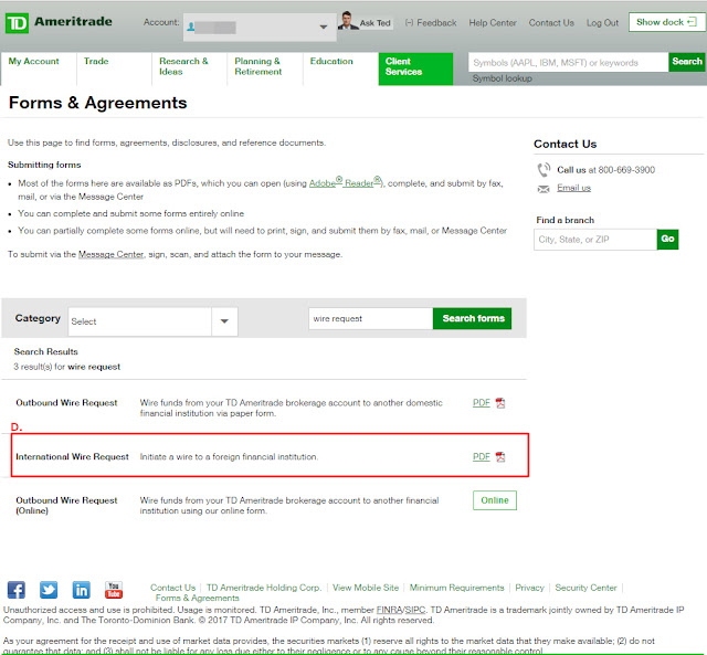 【國外投資】把錢從 TD Ameritrade 匯回台灣，完整步驟示範！