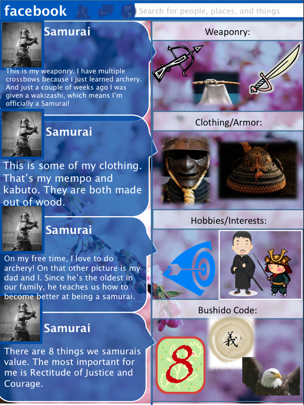 D.A.T.A. Scholars: Mixing Medieval & Modern - Samurai Facebook Pages!