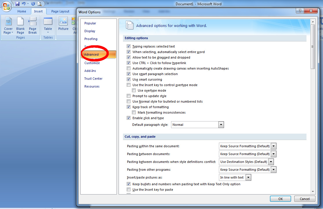MS Word, some simple technique : How to show text Boundary in MS word ...