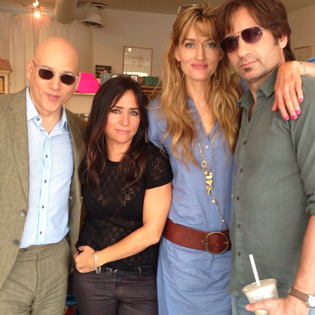 Stars on the set of the TV show 'Californication' in Venice | Duchovny ...