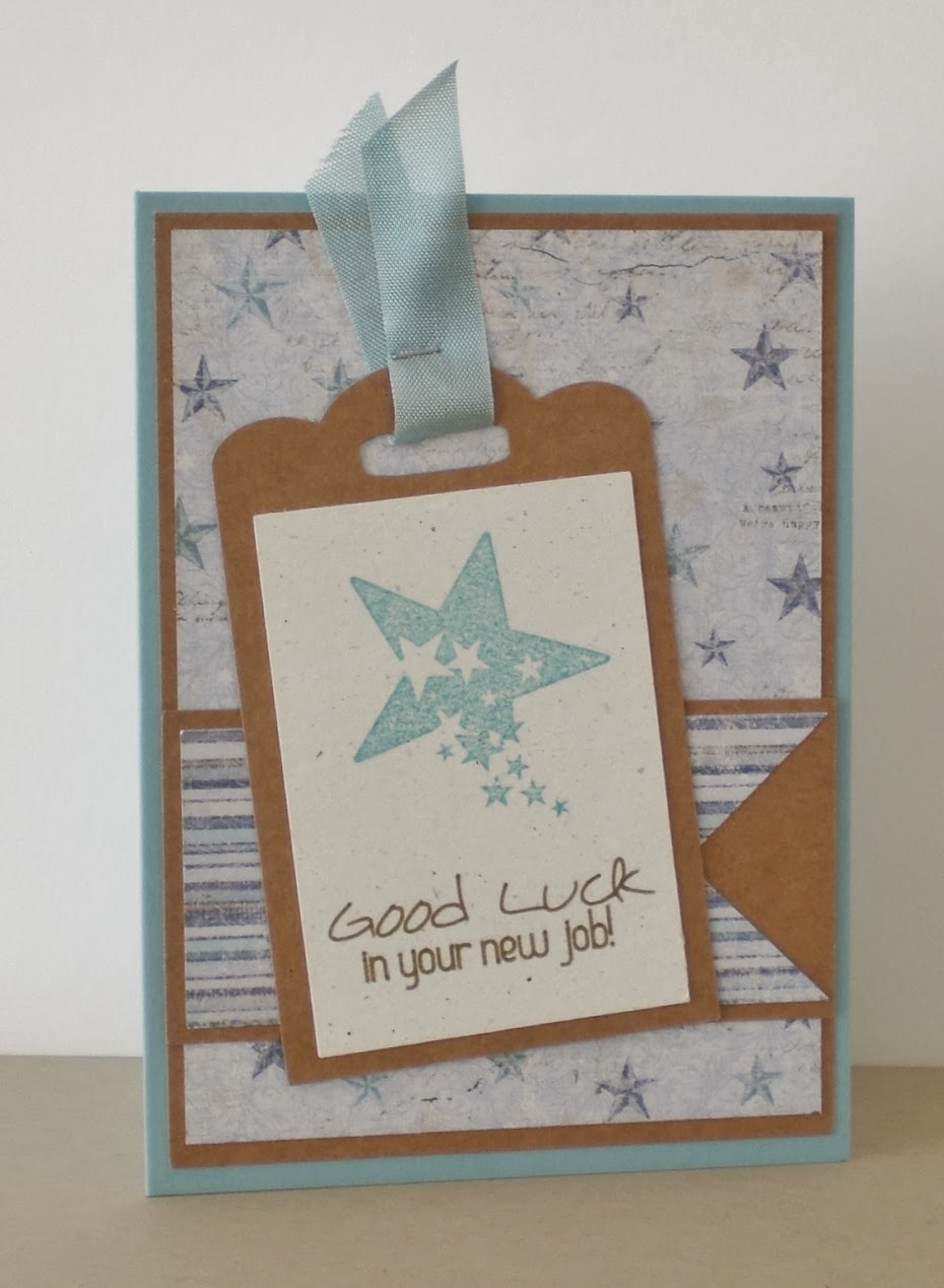 I'm just lovin' it....: New Job card - Sprinkled Expressions (Stampin' Up)