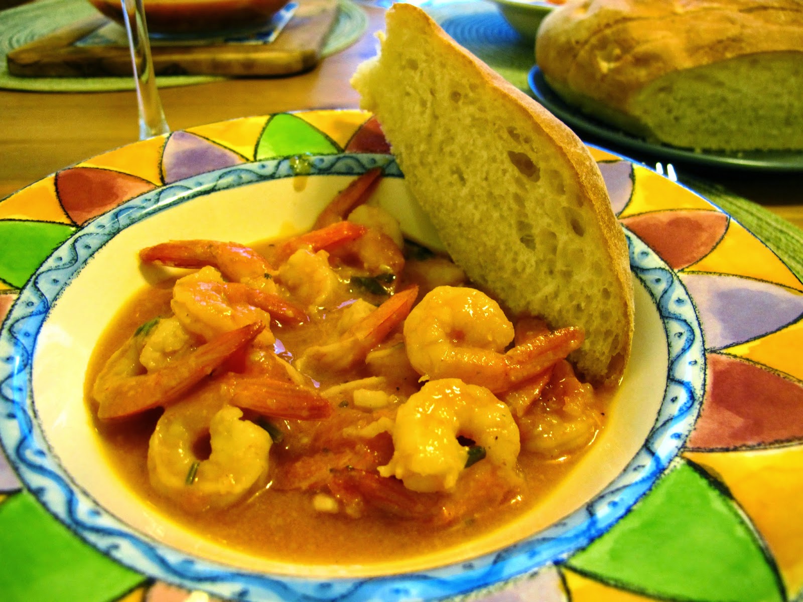 World Traveler Recipes: Škampi na Buzaru (Scampi a la Buzara)