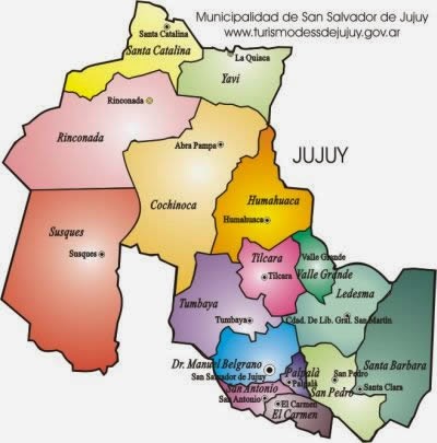 Escuela Primaria: Mapas de Jujuy Ubicación de Tilcara, en la Quebrada ...