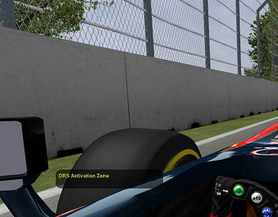 rFactor addons DRS Activation Zone Widget for rfDynHUD 0.30