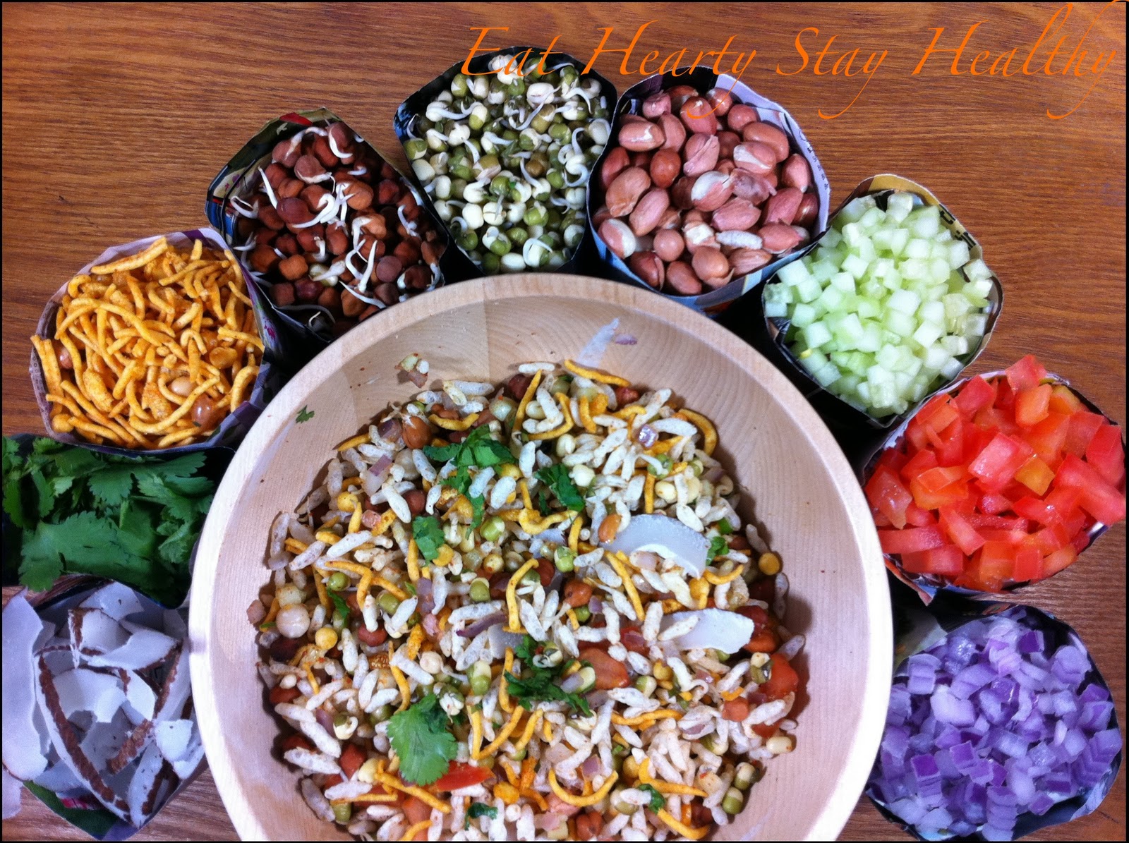 Eat Hearty - Stay Healthy!!!!: Jhal Muri - Puffed Rice Salad