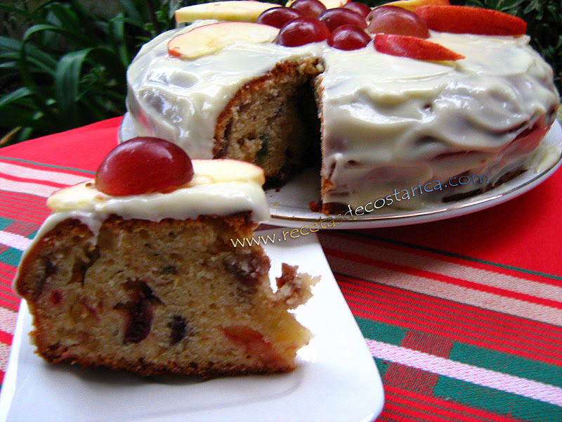 Cocina Costarricense: queque navideño