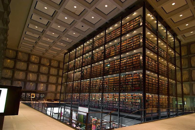 de casa al club: the beinecke rare book & manuscript library