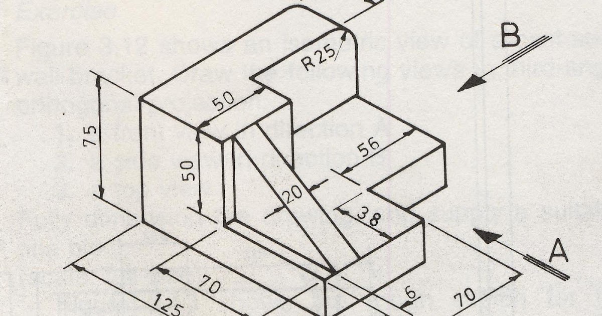 58+ Contoh Gambar Proyeksi Dimetri