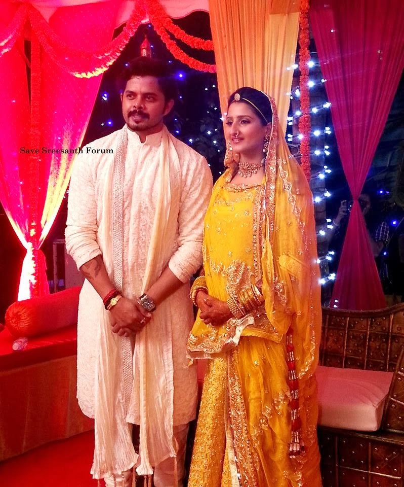 Indian Cricketer Sreesanth Wedding Photos