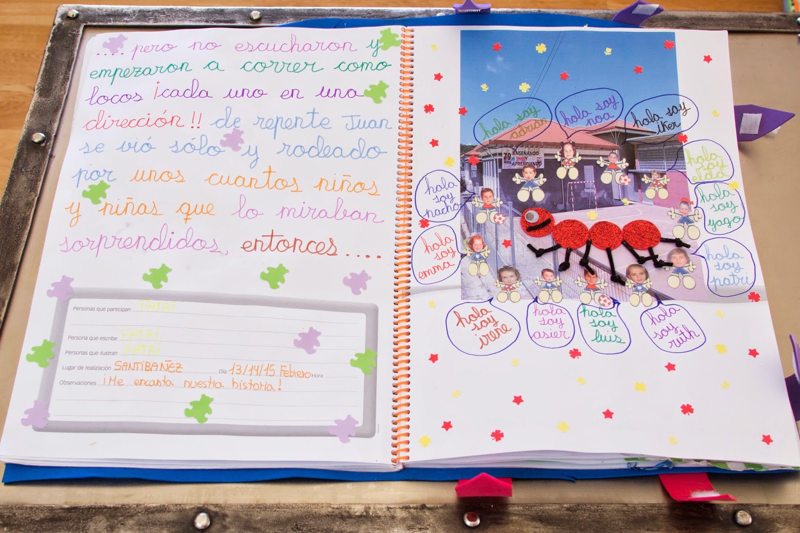 BLOG DE PATRI, educación infantil: NUESTRO LIBRO VIAJERO