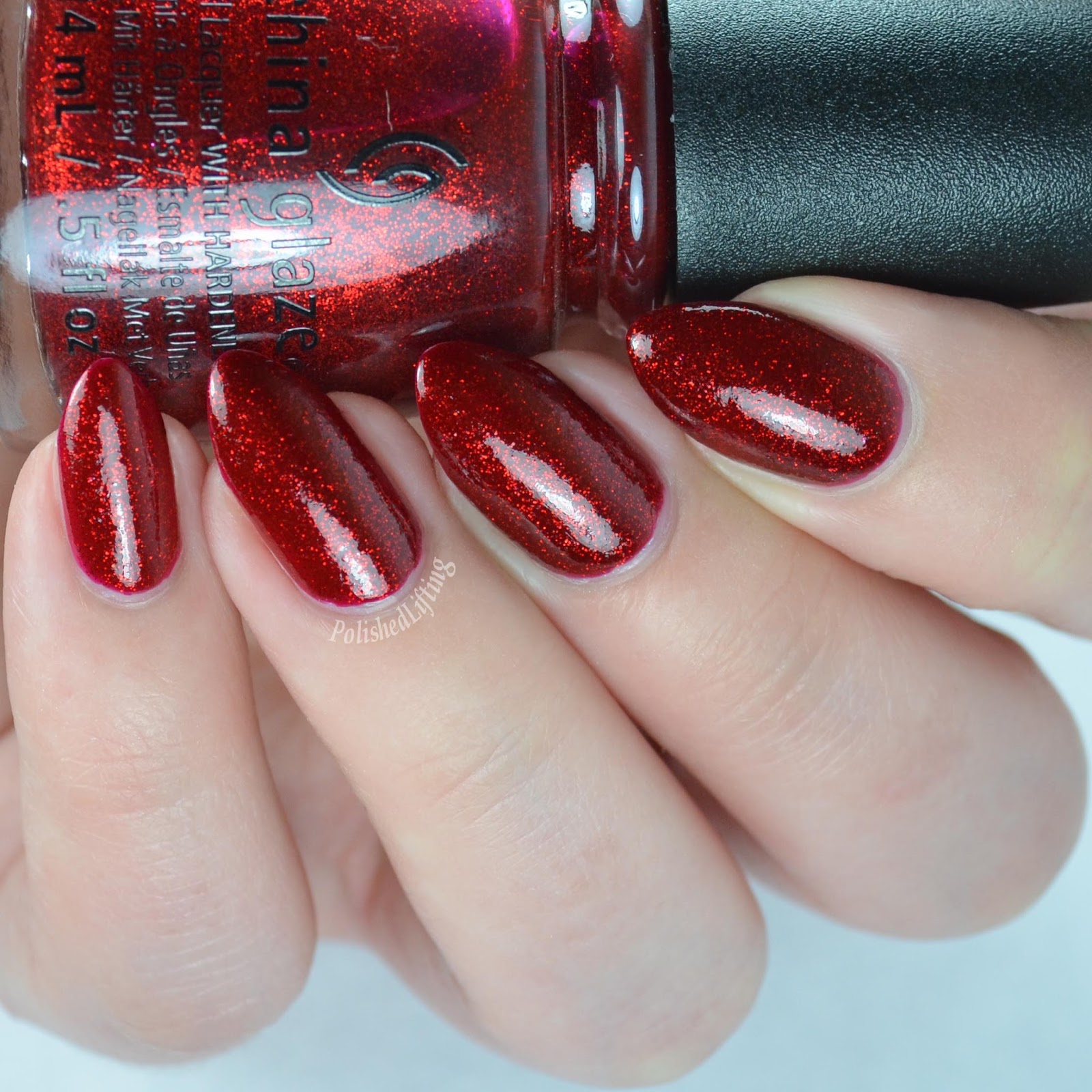 My Love Affair with China Glaze Ruby Red Pumps - Polished Lifting