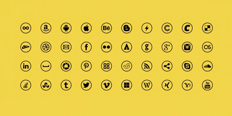 30 Excellent Free Vector CSS Icon Web-Fonts ~ Pencil Scoop