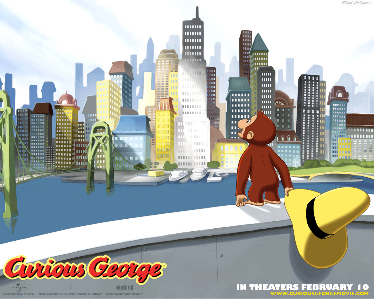 Koleksi Kartun Terbaik: Curious George - Look On The City