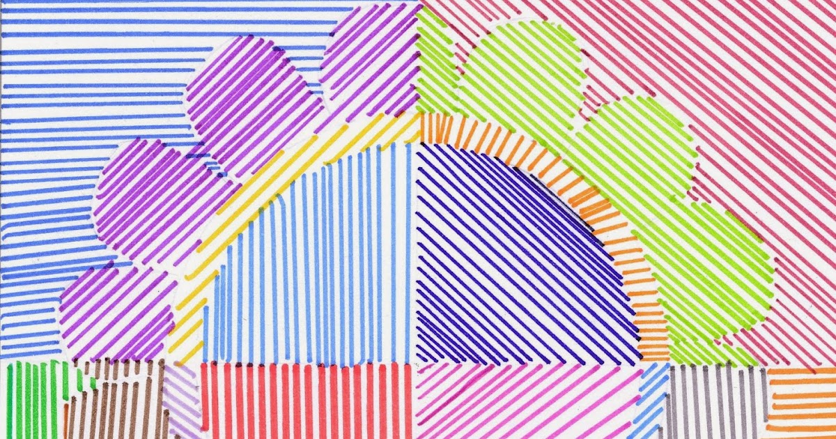 Dibujos Con Lineas Rectas Y Curvas Paisajes - Master Deformacion