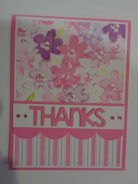 Card Corner by Candee: Thanks Thank You Card