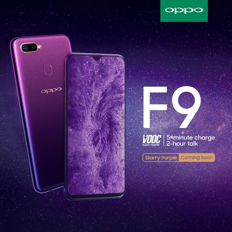 OPPO Malaysia F9 Starry Purple Limited Edition - Sebrinah Yeo