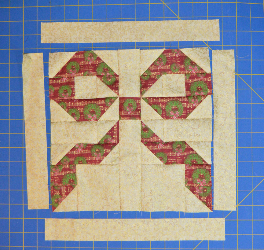 Inspired by Fabric: Silent Night Block Sampler: Day 3