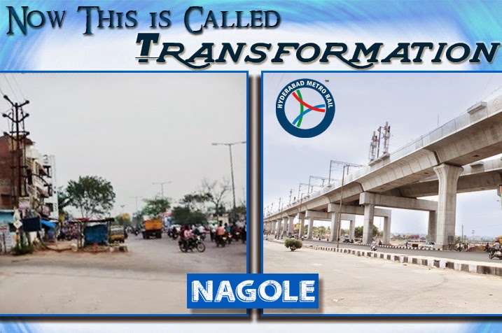 Hyderabad Metro Rail: Transformation - Nagole