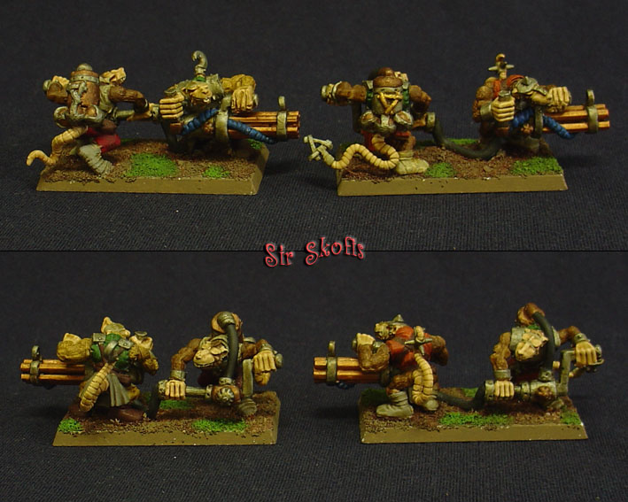 Sir Skofis's Workshop: Skaven custom made Ratling Guns (conversions)