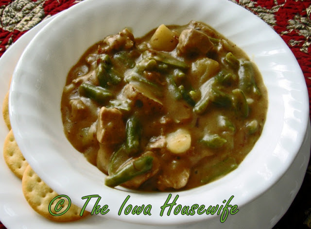 The Iowa Housewife: Sage and Rosemary Pork Stew