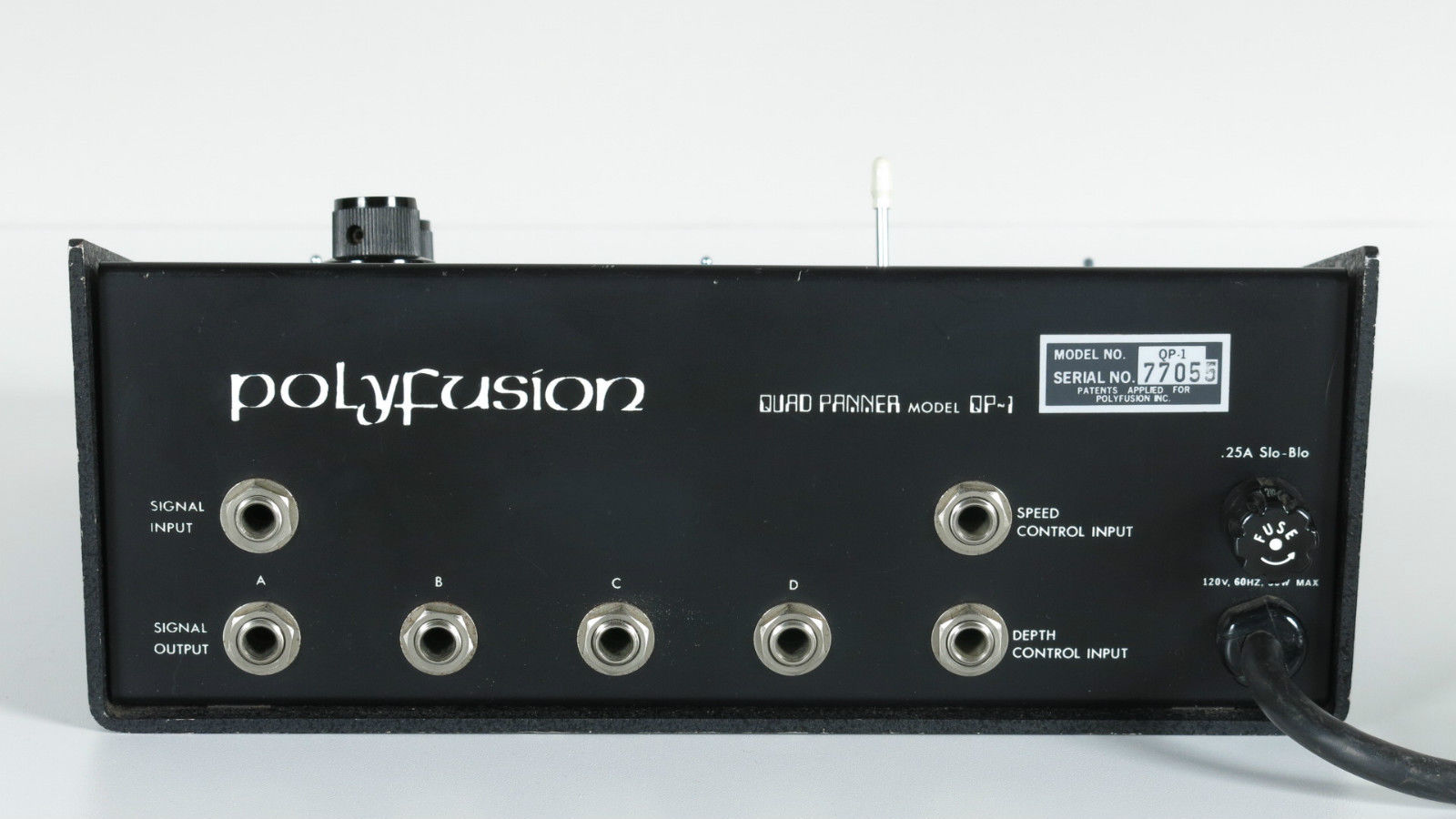 MATRIXSYNTH: Polyfusion 'sound-a-round' Quad Panner model QP-1 SN 77055