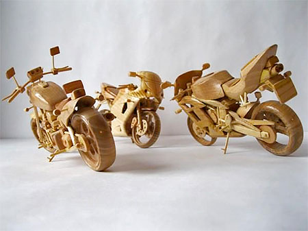 Wooden Motorcycles - everything is in order