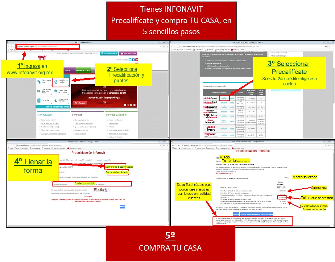 Cómo realizar tu precalifícación en 5 sencillos pasos