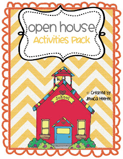 Mrs. Heeren's Happenings: Open House Activities