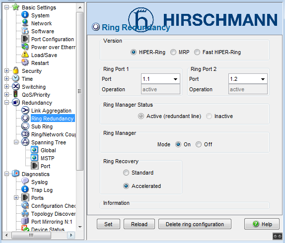 Egytől hétig: Hirschmann HIPER-Ring: villámgyors Spanning Tree alternatíva