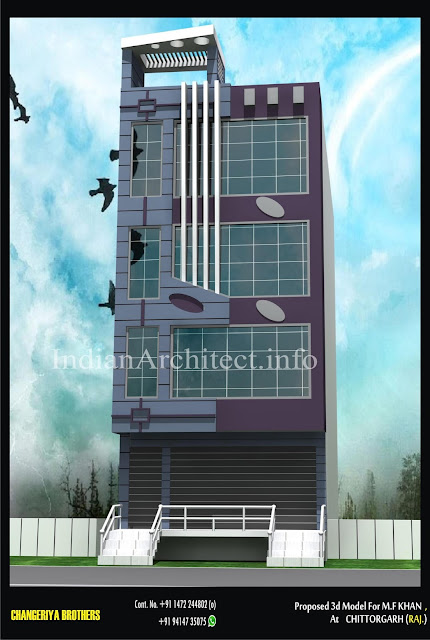 P168 🔥1000Sqft Shop🏘️Complex Project🤩 Commercial Building🤩Indian Architect