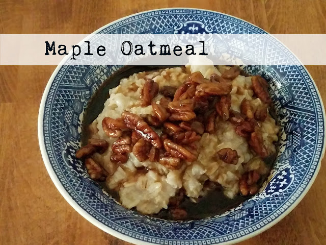 Olive-N-Grape: Maple Oatmeal