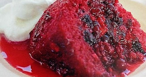 Blackberry Pudding - Recipes From Apanache