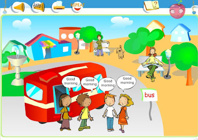 Tot English: Greetings game